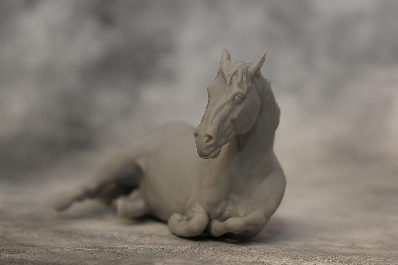 Model Horse Waheela and Dog Keelut Stablemate (1:32) - Etsy