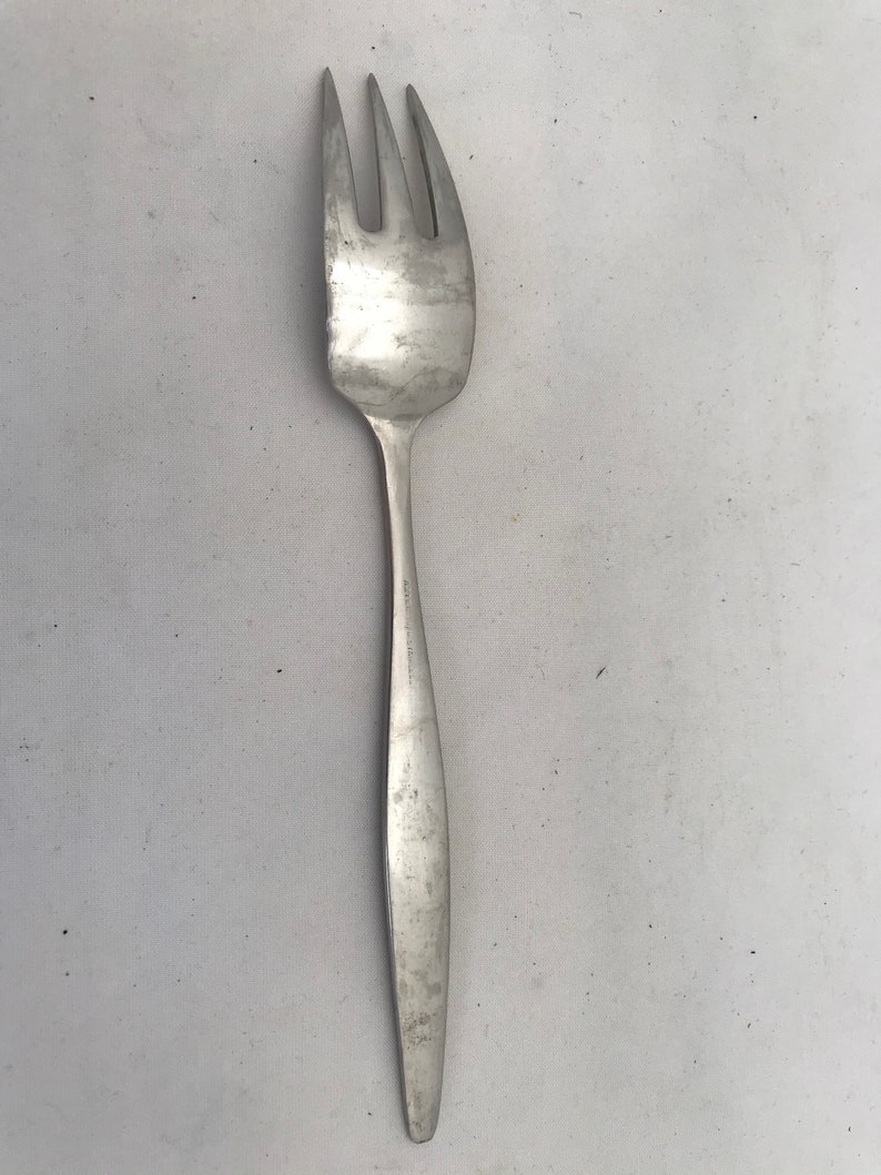 Set of 12 Norstaal 18/8 'aztec', Don Wallace Flatware, 1960's Norwegian ...