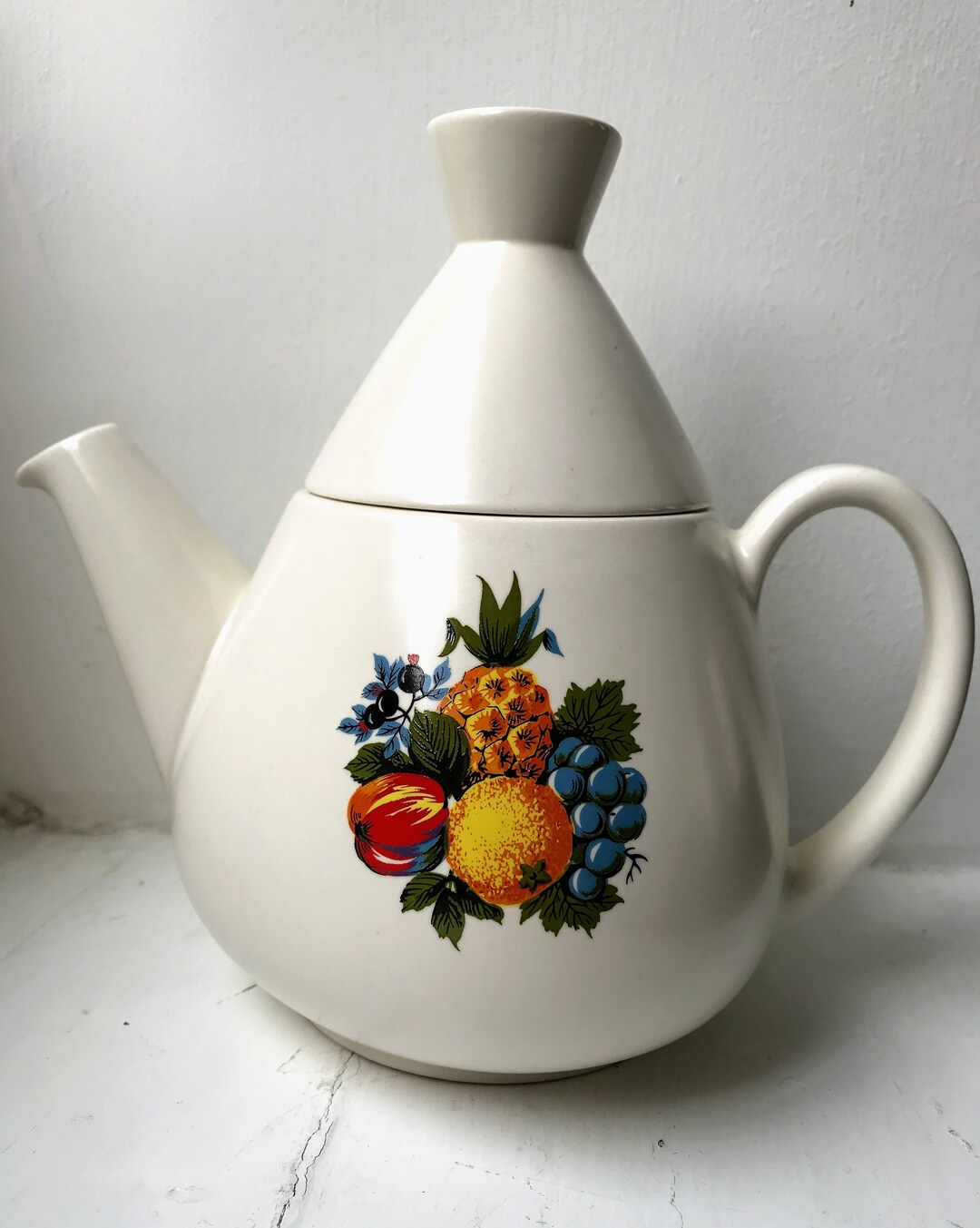 Retro Carlton Ware Fruit Basket Pattern 1950's Triform Shape Mid ...