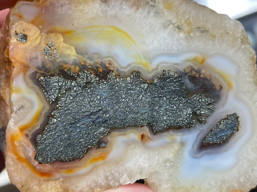 Wild Cabber MARCASITE AGATE Faced Rough 313 Grams Indonesia - Etsy