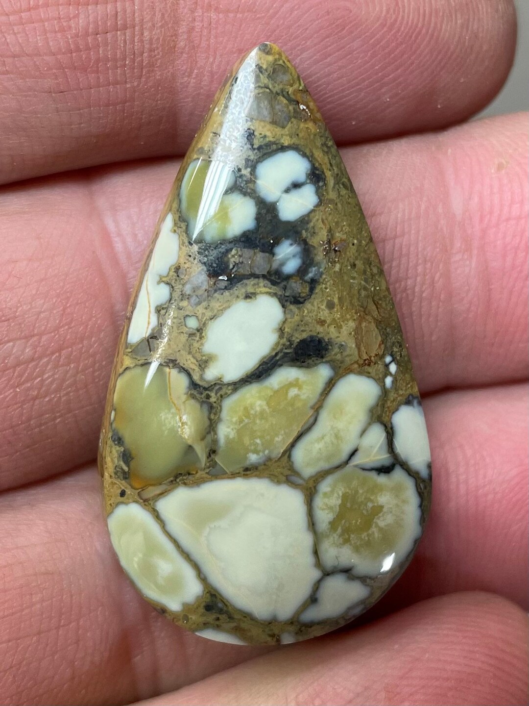 Coveted Nevada SEVEN DWARVES VARISCITE Designer Cabochon 52 Carats - Etsy