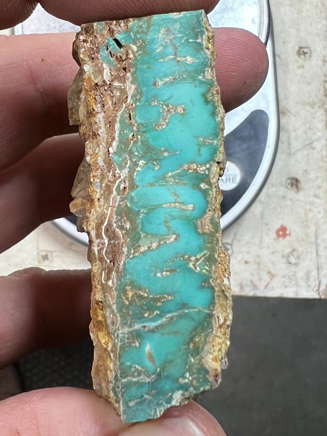 Rare Natural FOX TURQUOISE Windowed Rough 171 Grams - Etsy