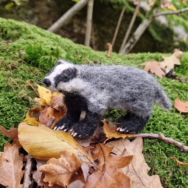 Felt Badger - Etsy