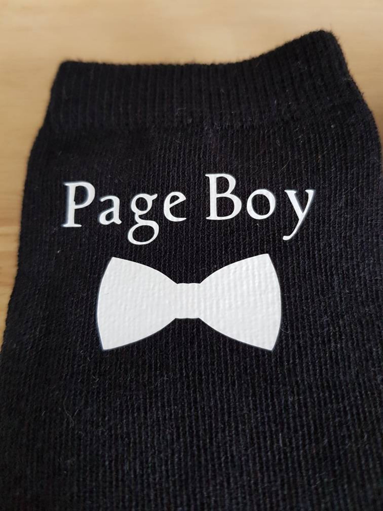 Page Boy Gift Sockspage Boy Clothesgift for Page - Etsy