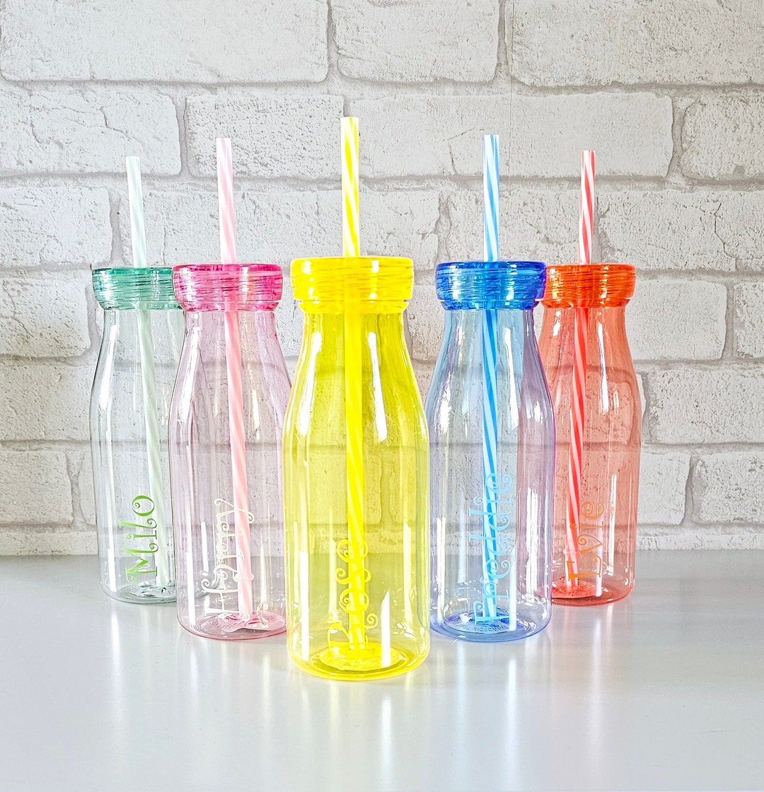 Personalised Milkshake Bottleskids Drinking Bottlechildren's Party Bag ...