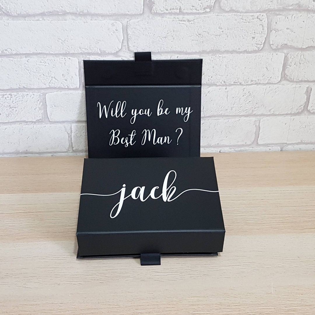 Groomsmen Proposal Box~will You Be My....box~best Man Gift Box~father ...