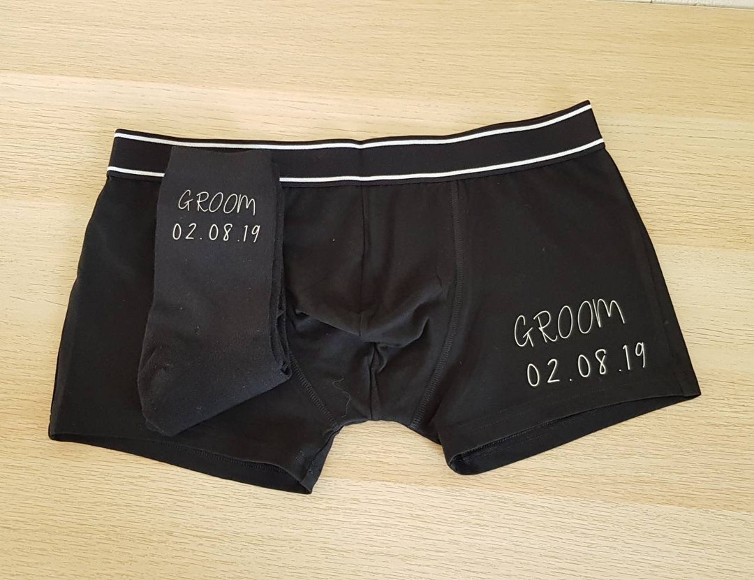 Groom Underwear Setwedding Day Gift for Groombride to Groom ...