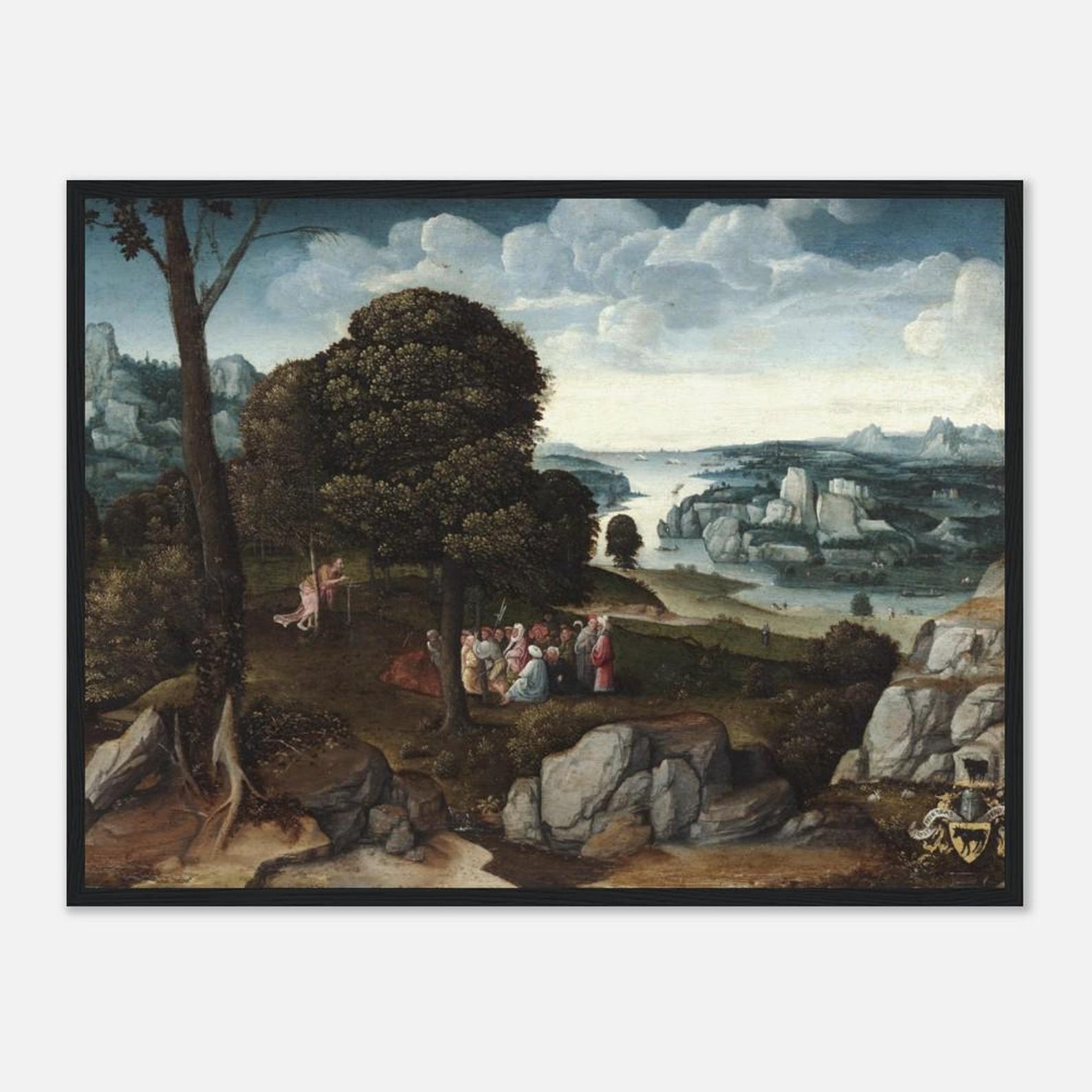Framed Joachim Patinier 'landscape With Saint John the Baptist ...