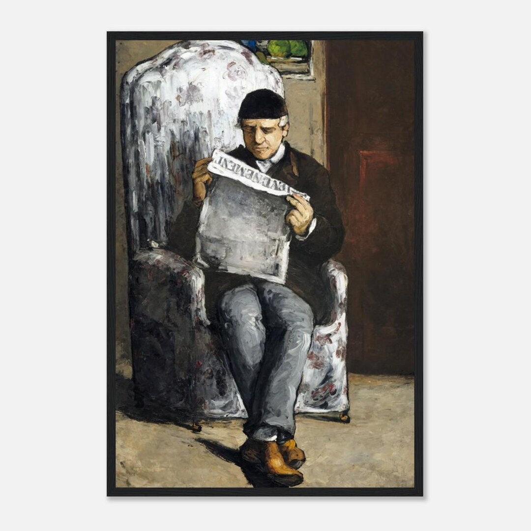Framed Paul Cézanne 'the Artist’s Father' Print | Classic Portrait Art ...