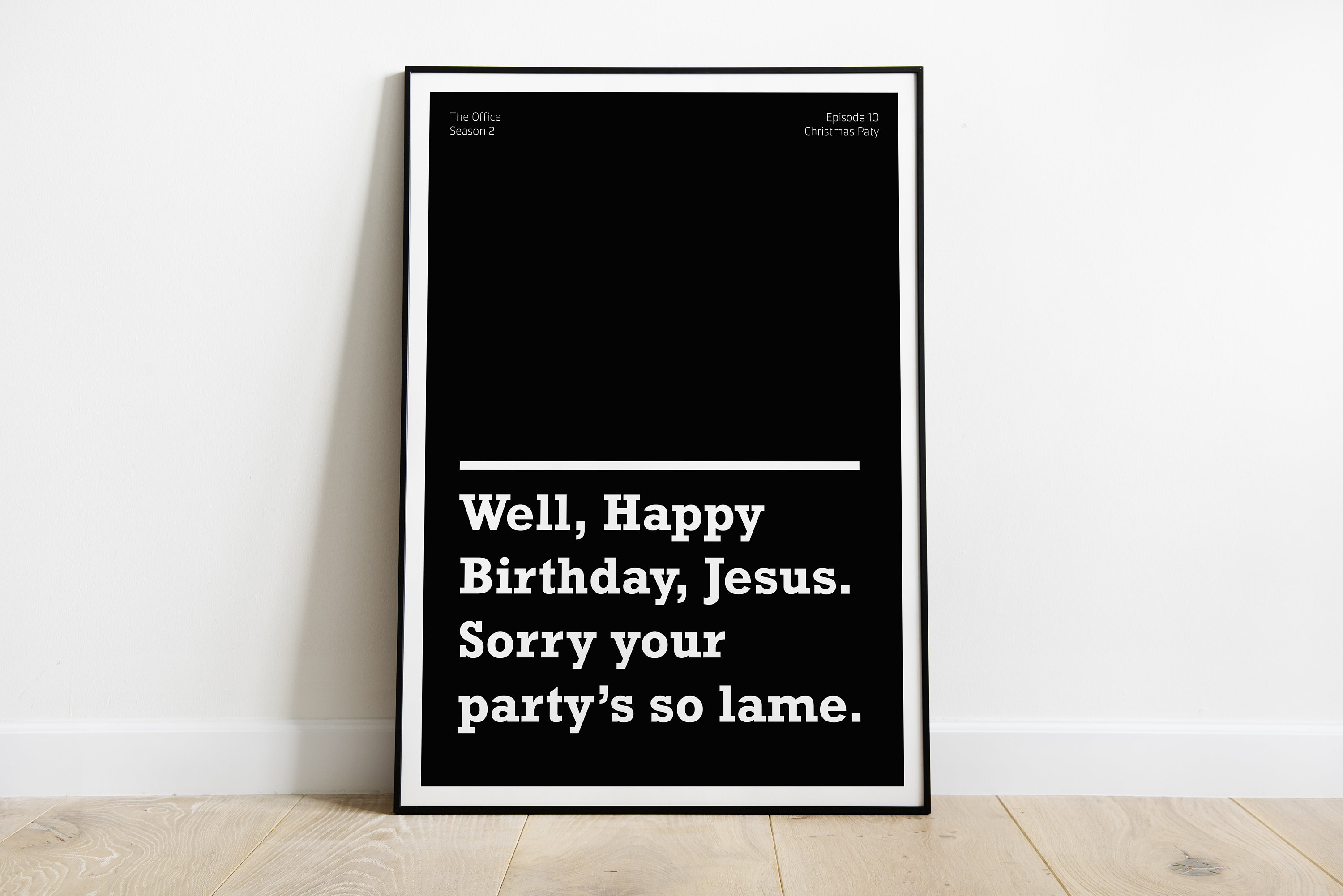 Happy Birthday Jesus Sorry Your Party is so Lame - Etsy UK