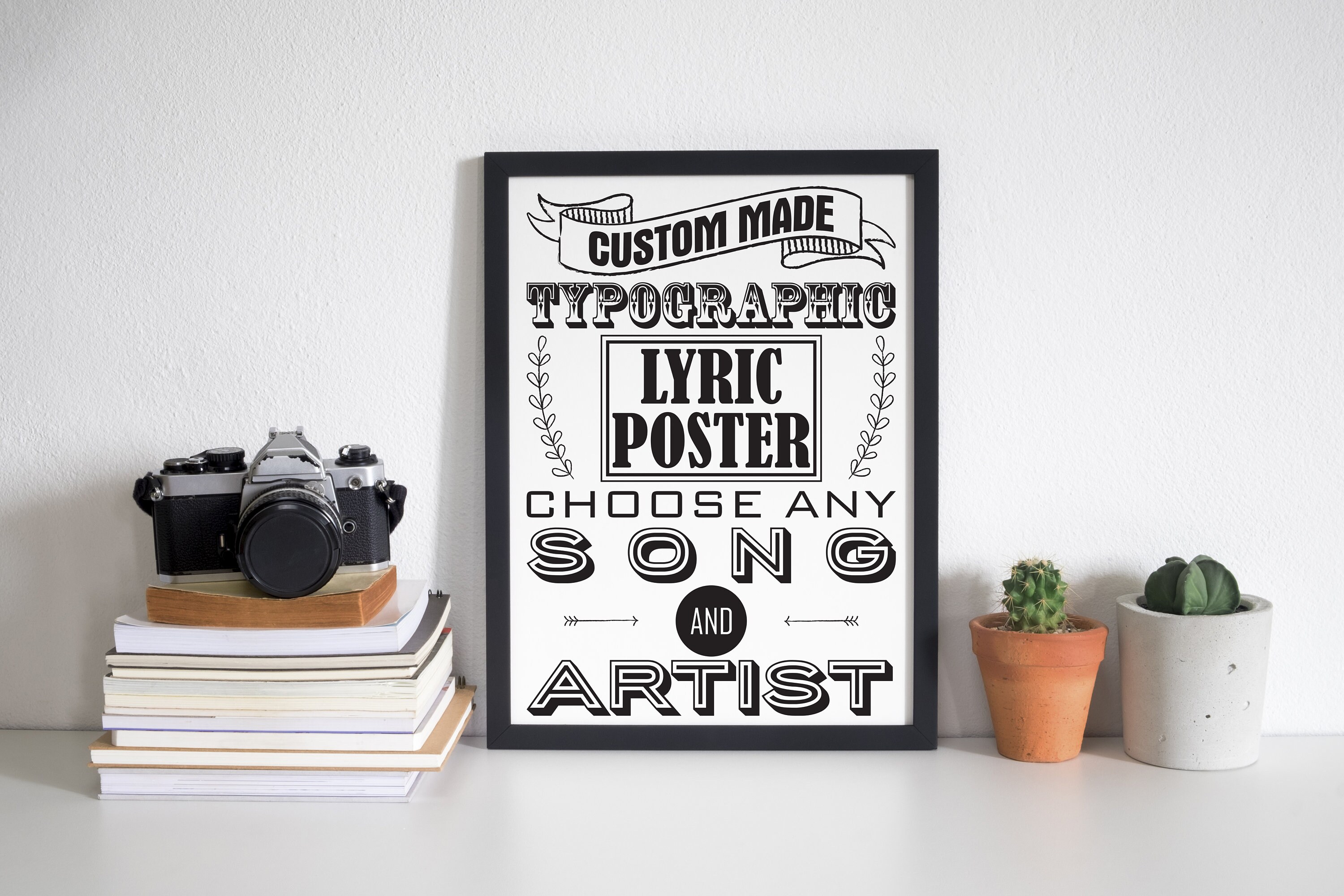 Custom Made Personalised Lyric Poster Art - Etsy