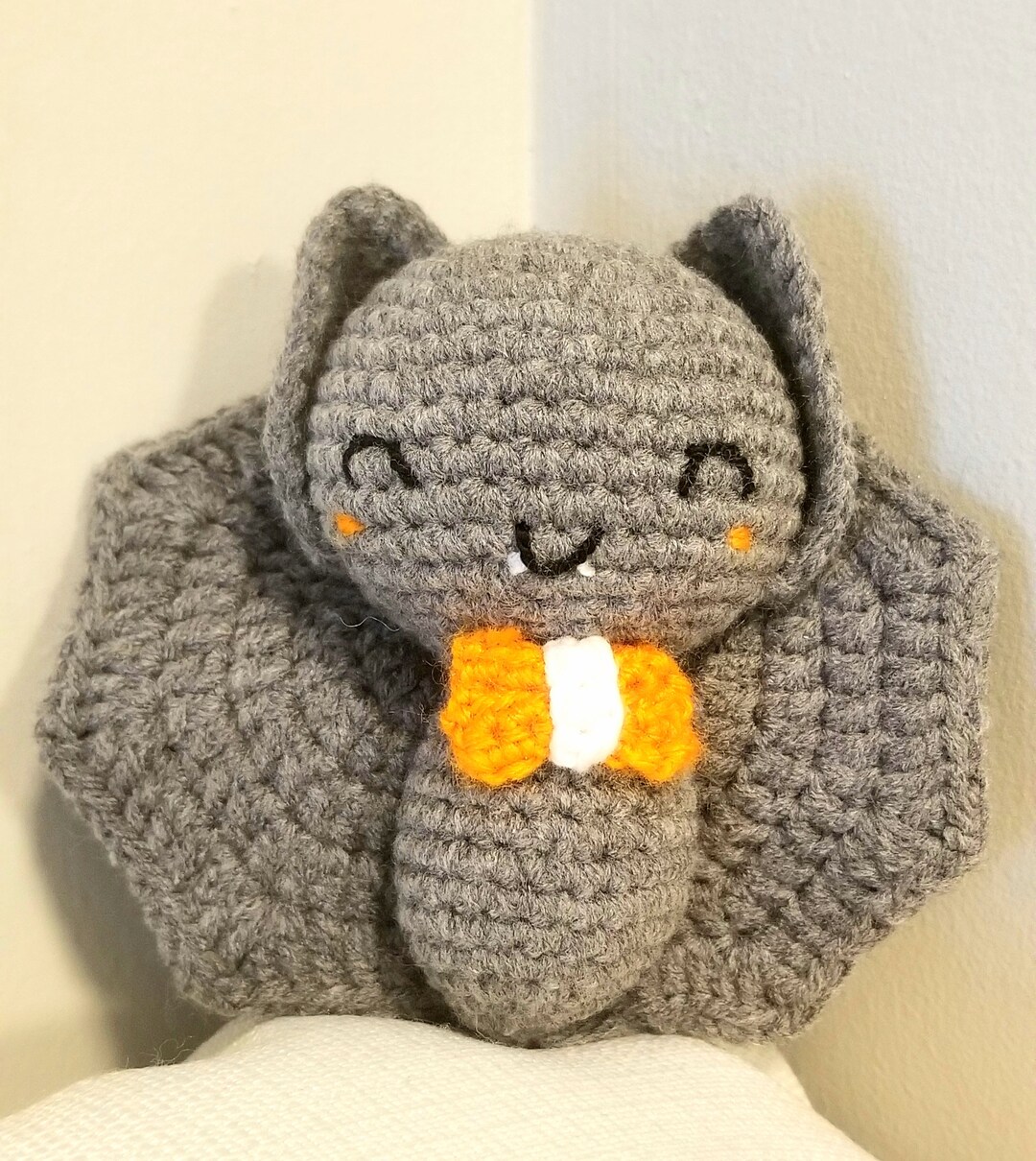 Bashful Bat Crochet Friend - Etsy