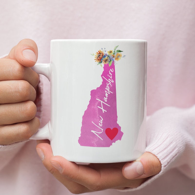 New Hampshire Mug - Etsy