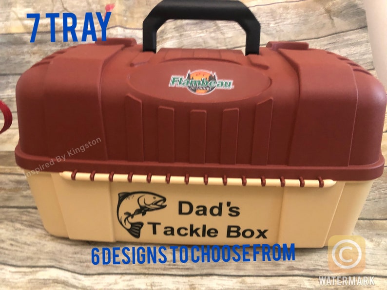 Personalized Fishing tackle box FREE SHIPPING New color | Etsy