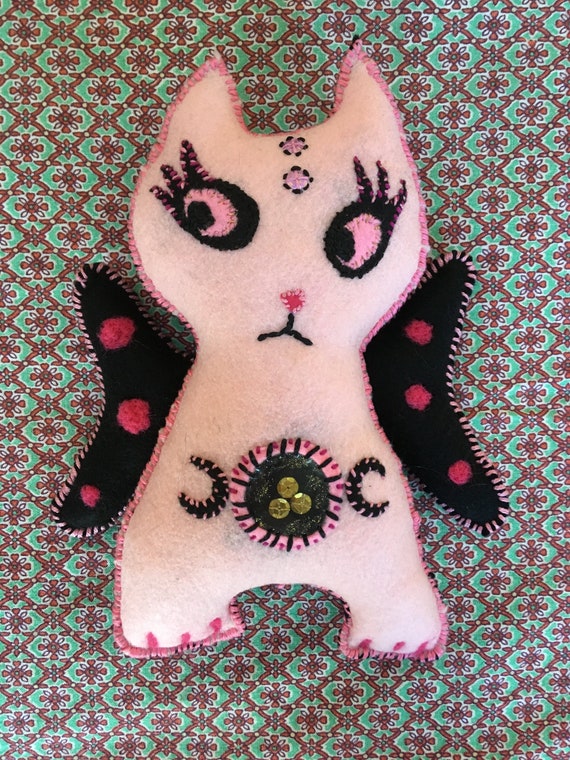 Pink Triple Goddess Kitty - Etsy