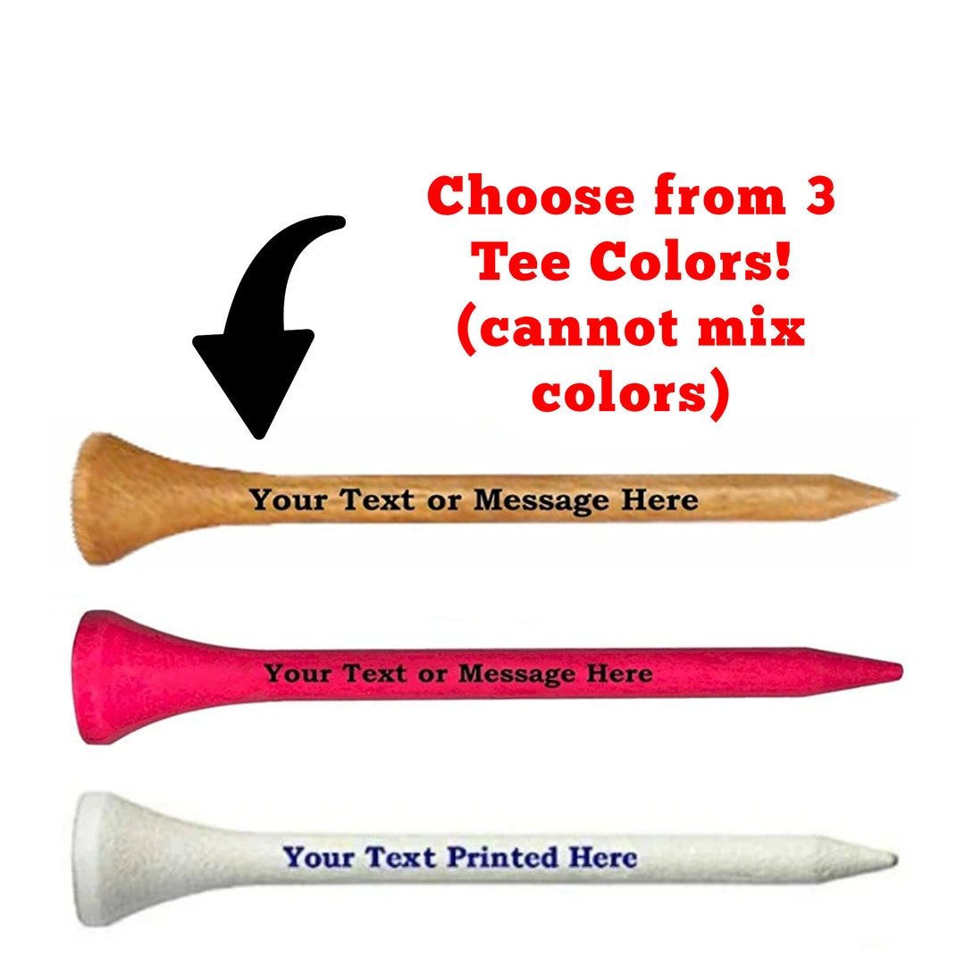 Custom Golf Tees 2 3/4 Personalized Golf Gifts Custom - Etsy