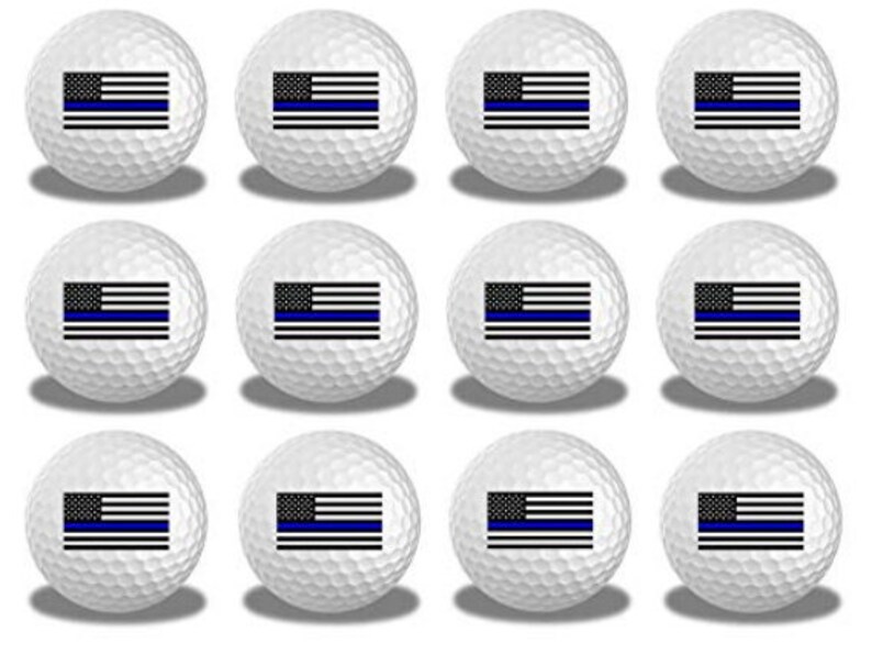 Thin Blue Line Golf Balls-police Gift Police Officer Law | Etsy