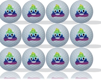 Emoji Poop Golf Balls - Etsy