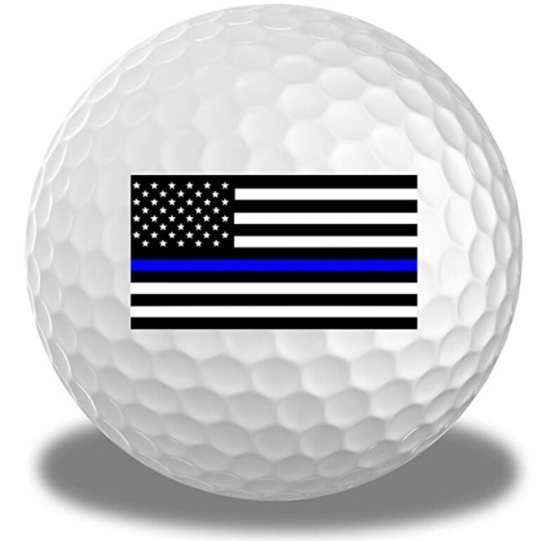 Thin Blue Line Golf Balls-police Gift Police Officer Law | Etsy