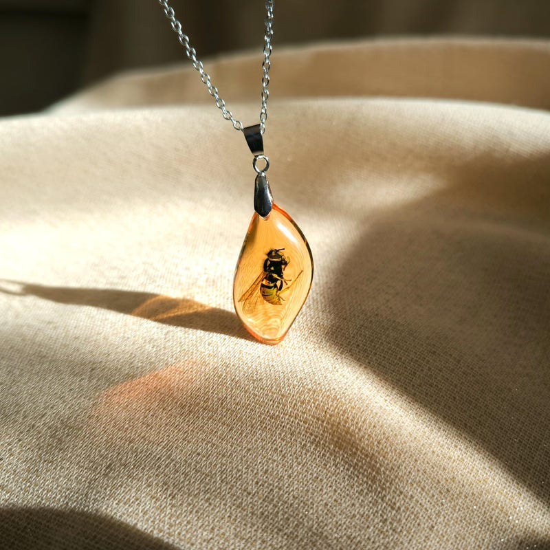 Amber With Insect - Etsy