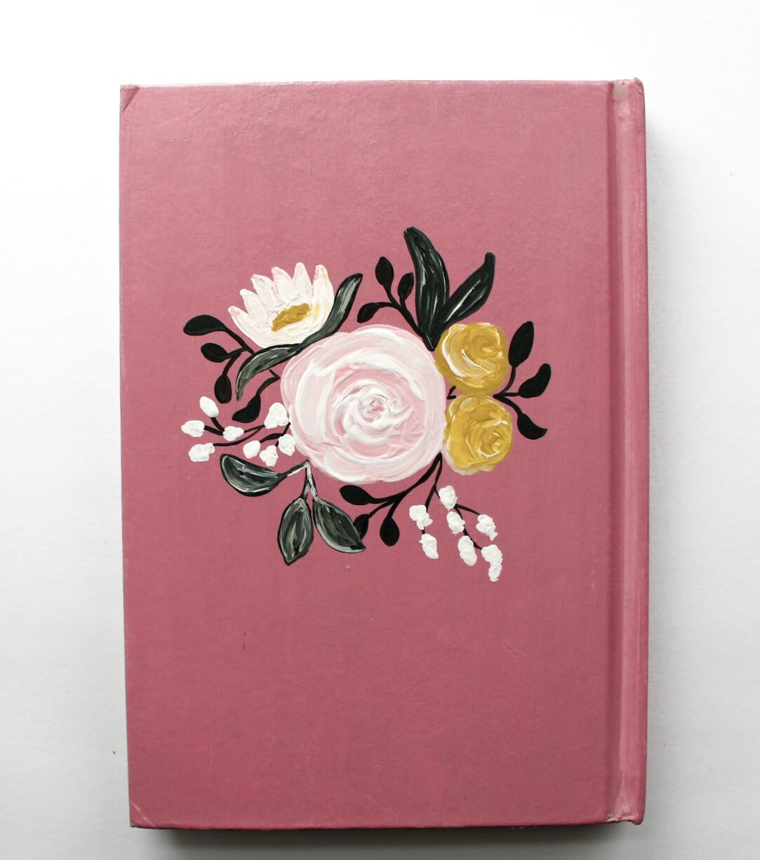 Pink Floral Journal - Etsy