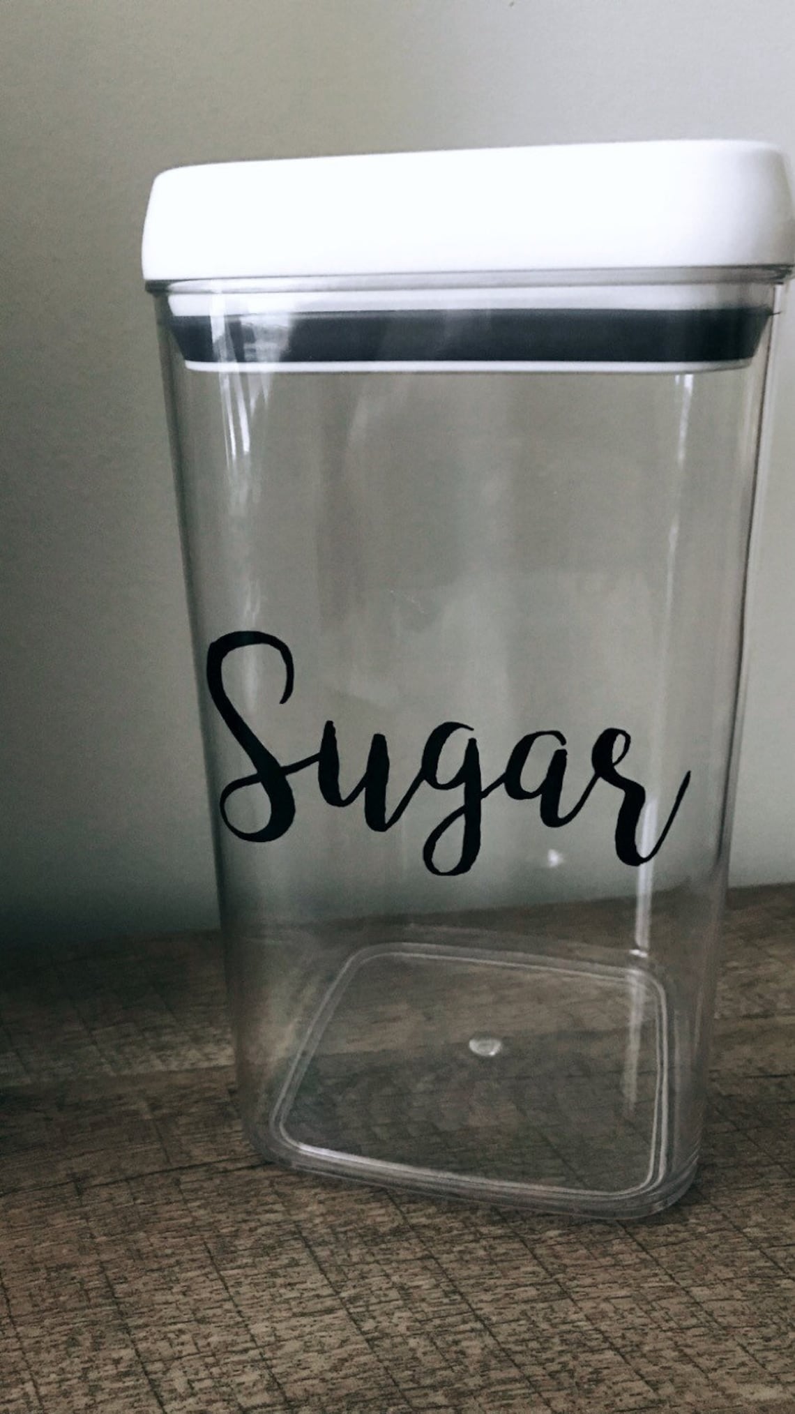 Sugar and flour canisters 2 pack | Etsy