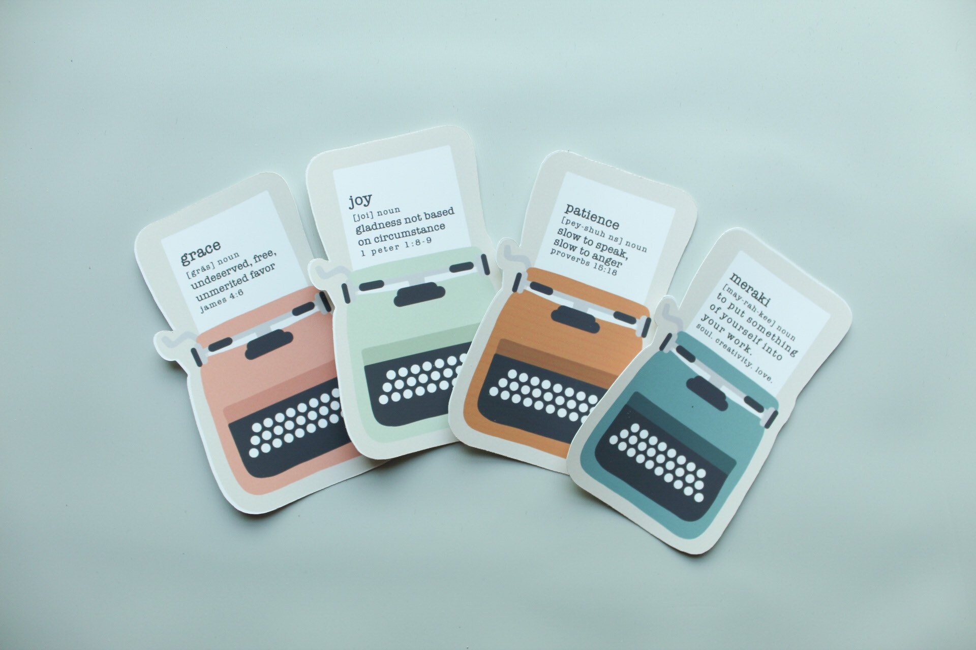 Typewriter Sticker Pack | Etsy