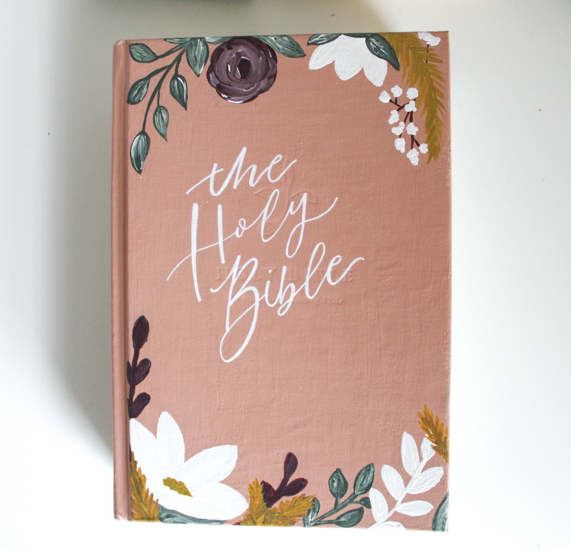 Painted Catholic Journaling Bible Pink - Etsy