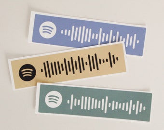 Spotify Code Custom Sticker - Etsy
