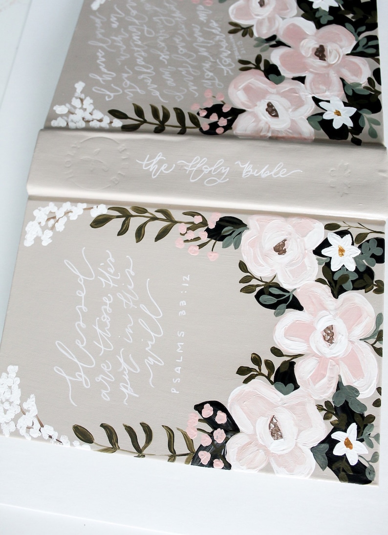 Beige Journaling Bible - Etsy