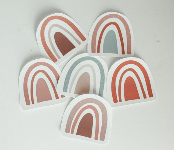 Rainbow Dot Sticker Pack - Etsy