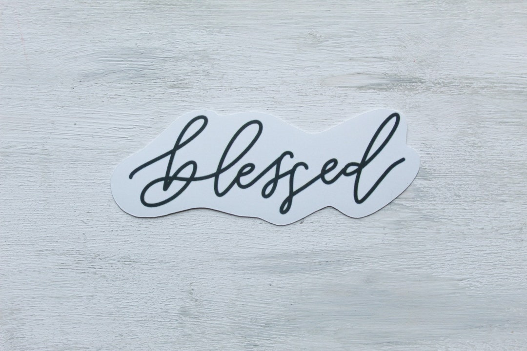 Blessed Sticker - Etsy