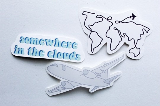 Airplane Pilot Sticker Pack 3 | Etsy