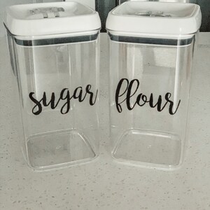 Kitchen Canister STICKERS ONLY - Etsy