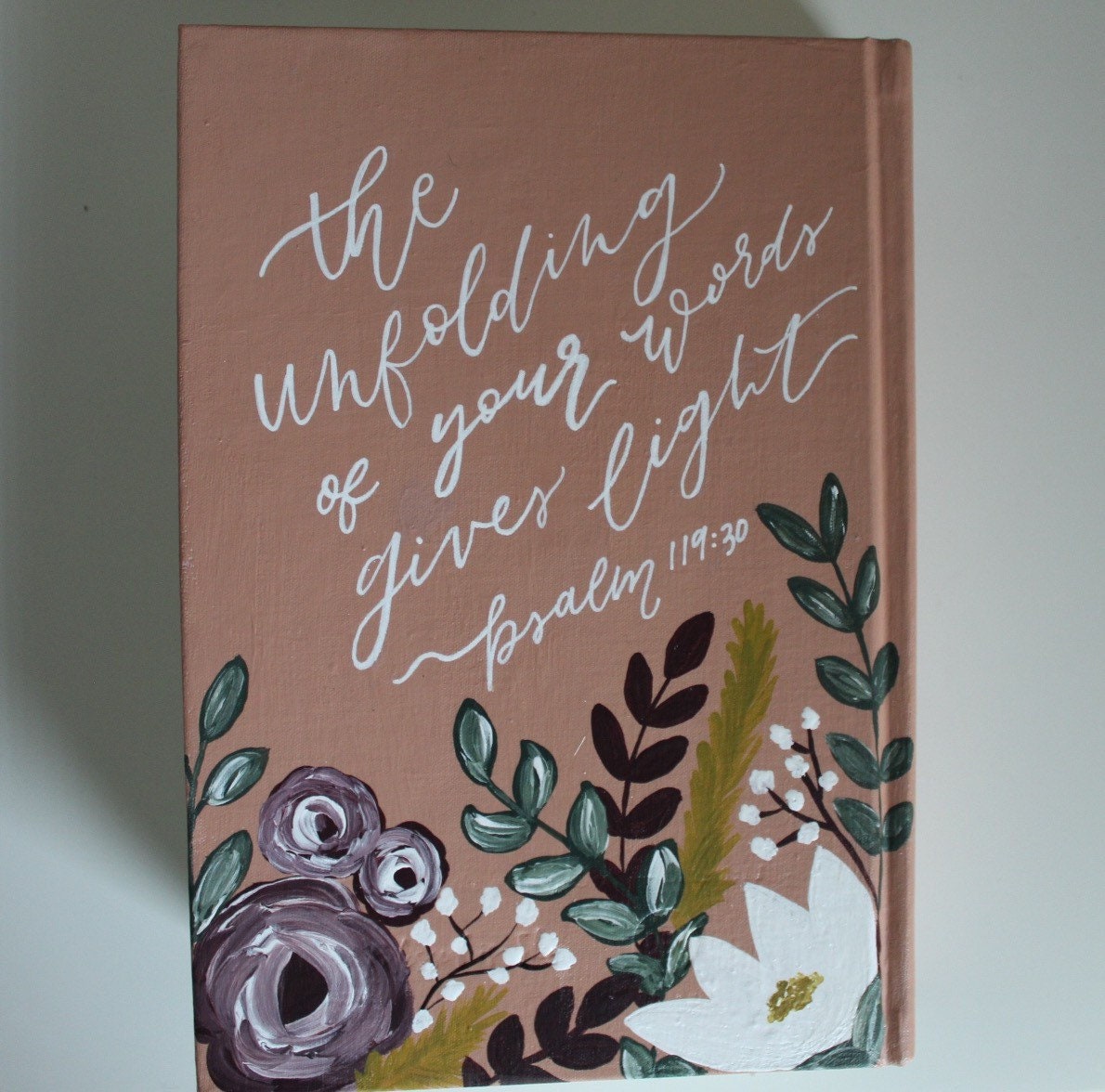 Painted Catholic Journaling Bible Pink - Etsy