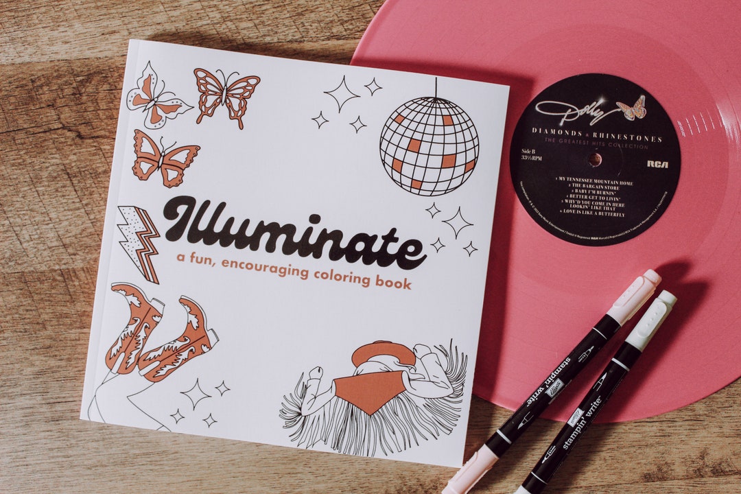Illuminate Coloring Book - Etsy