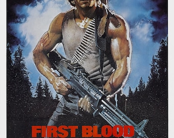 First Blood Poster | Etsy