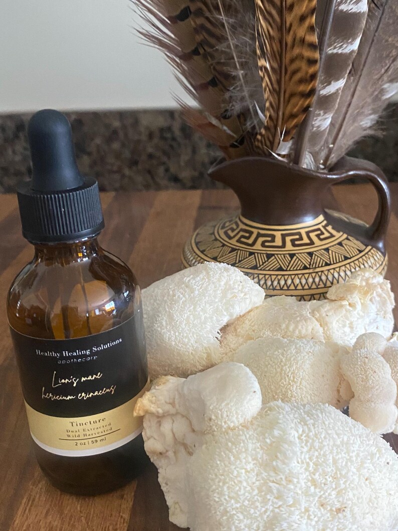 Lions Mane Mushroom Tincture. Wild Harvested, Dual Extracted, Made With ...