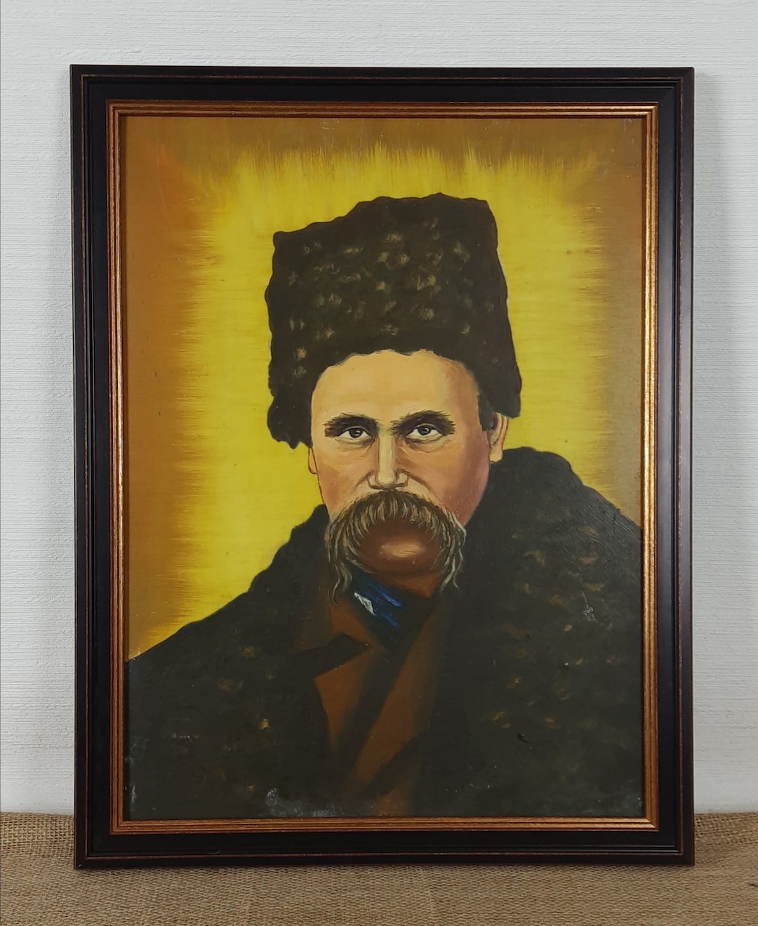 Taras Shevchenko Portrait, Ukrainian Poet, Poet Portrait, Original Oil ...
