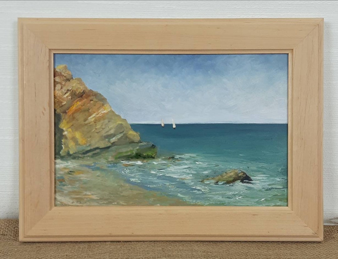 Seascape Scenariy Sea Coast Stone Waterscape Sailboat Sailing ...