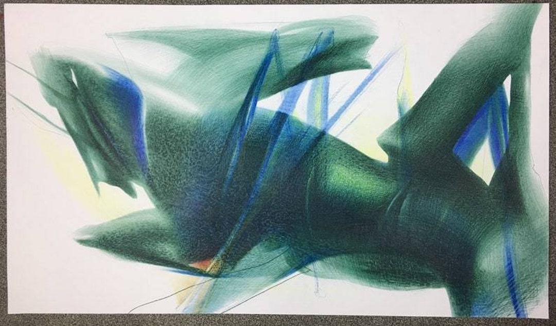 Abstract Pencil Art, Modern Art, Original Art, Hand Made, Contemporary ...