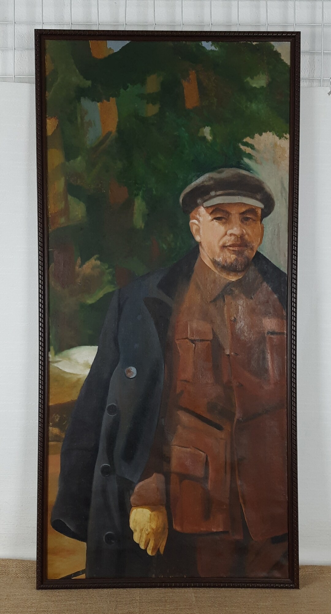 Portrait of Lenin, Antique Painting, Leader of the Revolution ...