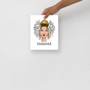 Pollera From Panama | Panamanian Woman Wearing Tembleques and Pollera ...