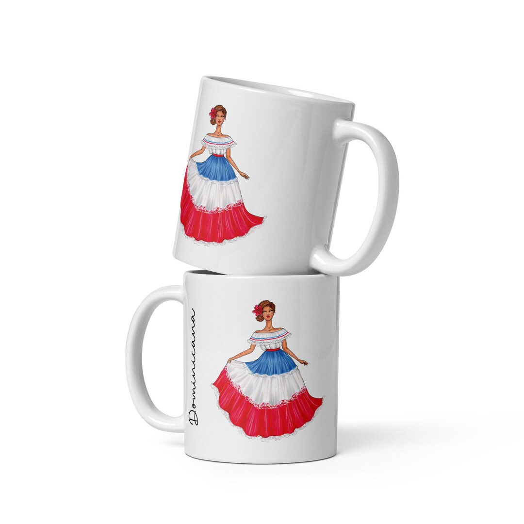Dominican Republic Mug, Dominican Republic Dress, Dominicana Coffee Mug ...
