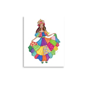 Pollera Congo De Retazos, Congo Queen From Portobelo, Colon Panama ...