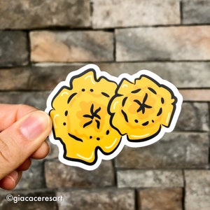 Patacones Stickers | Tostones Stickers | Latino Food Sticker ...