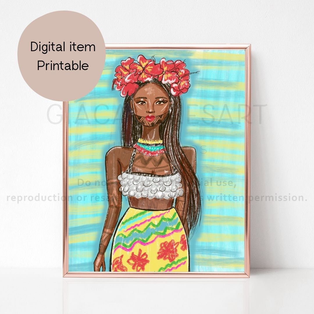 Indígena Emberá-Wounaan de Panamá descarga instantánea , Mujer indígena ...