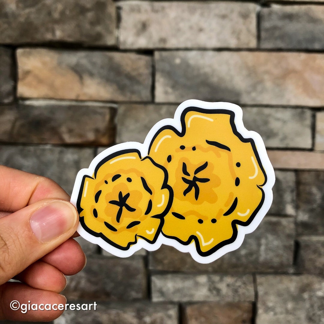 Patacones Stickers | Tostones Stickers | Latino Food Sticker ...
