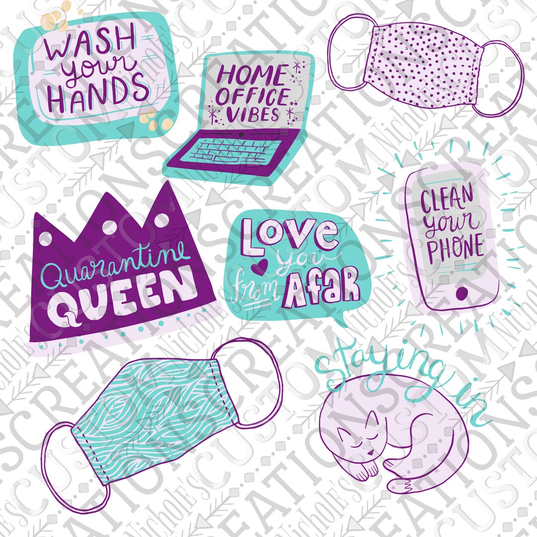 Quarantine SVG Bundle - Etsy