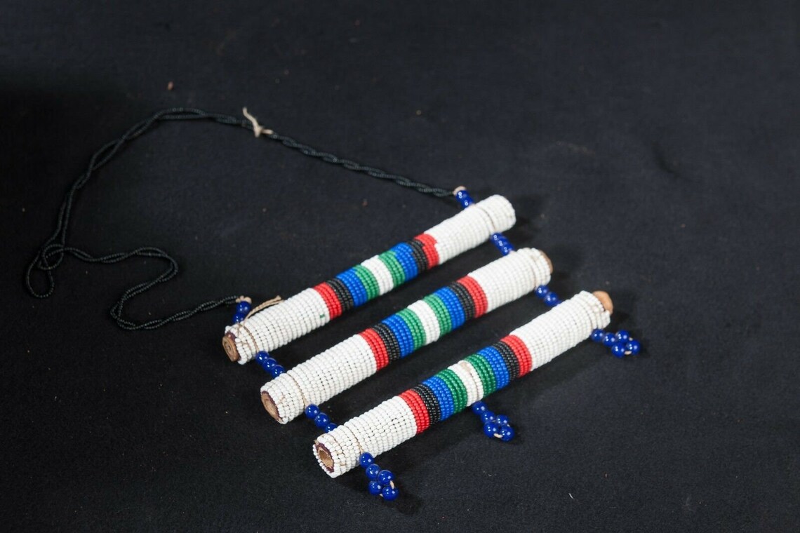 Early 20th Cen Xhosa Beaded Necklace Eastern Cape Region - Etsy
